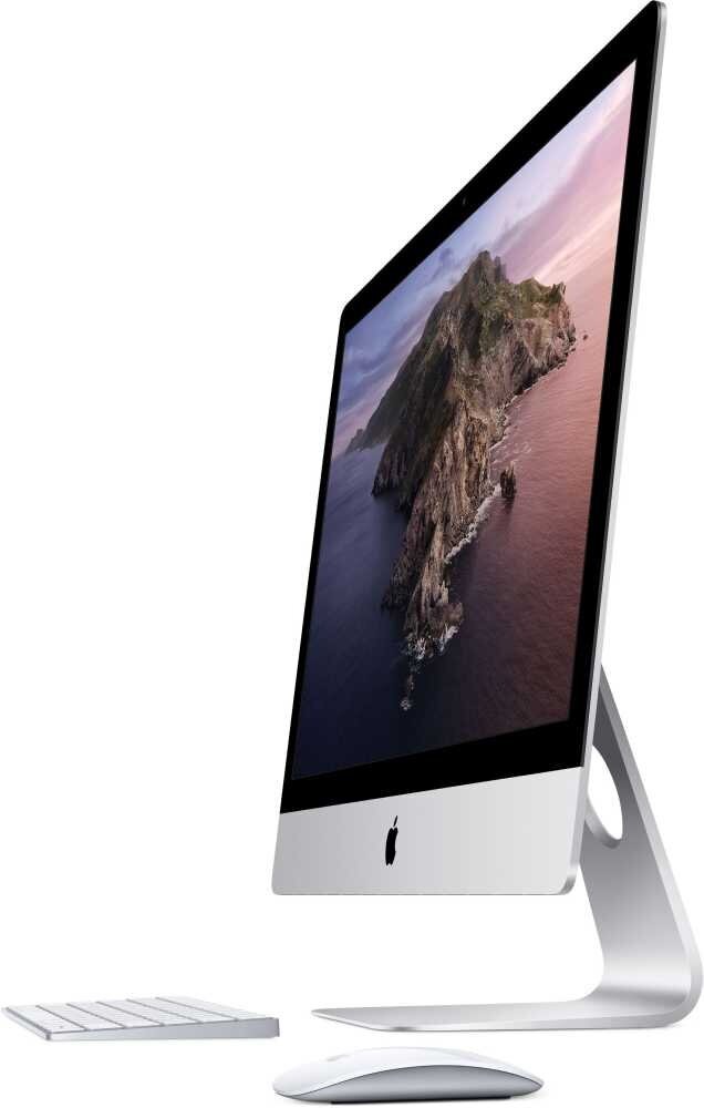 APPLE Моноблок Apple iMac A2115 27" 5K i5 10600 (3.3) 8Gb SSD512Gb Pro 5300 4Gb CR macOS GbitEth WiFi BT клавиатура мышь Cam серебристый/черный 5120x2880 MXWU2LL/A
