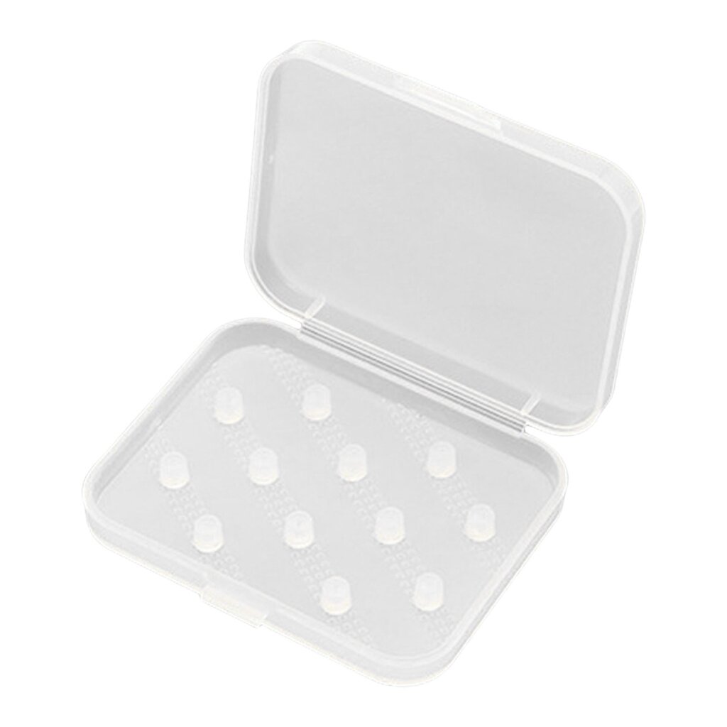 Коробка для хранения силиконовых накладок для наушников-прозрачная