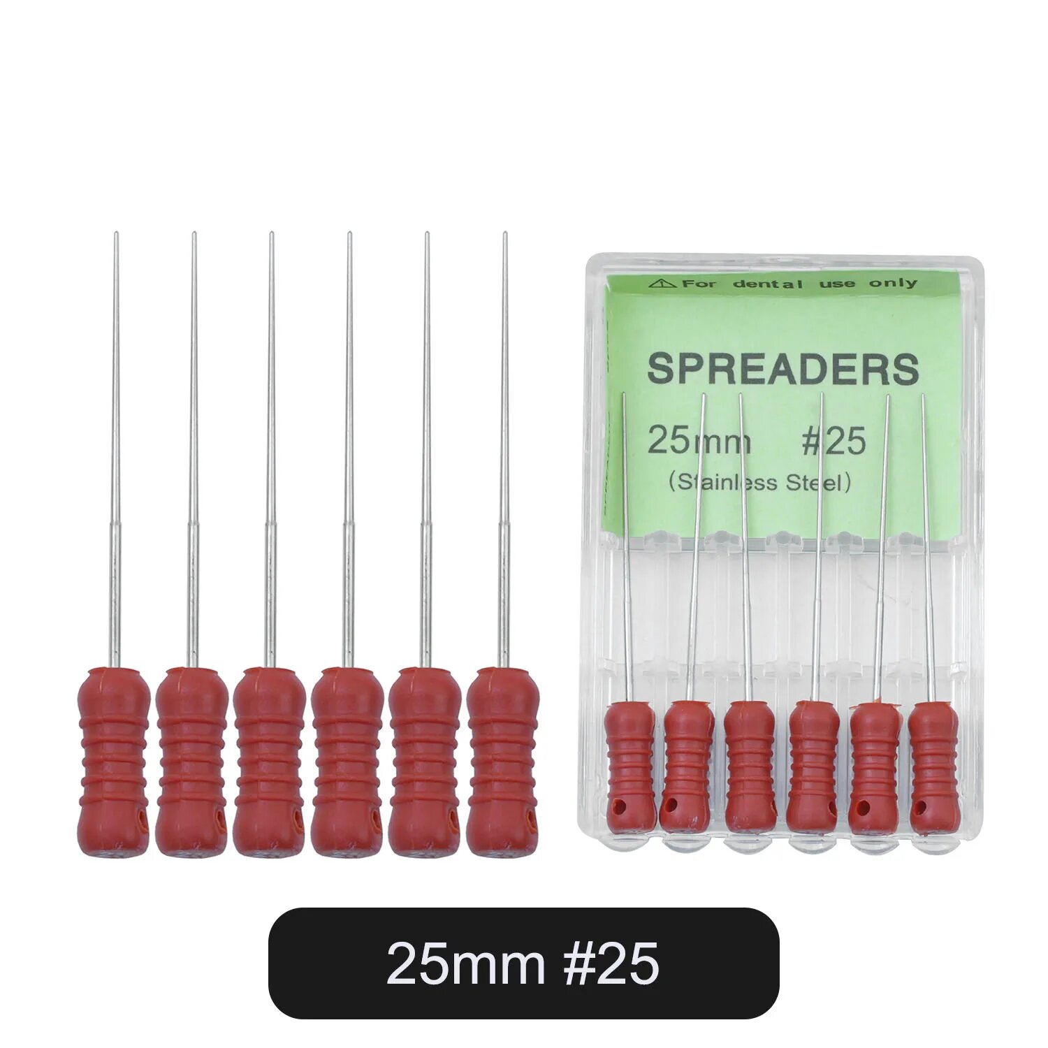 Стоматологические разбрасыватели пальцев Well CK из нержавеющей стали 21 мм/25 мм S 25mm 25