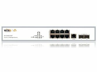 WI-CMS310GF, Коммутатор управляемый L2, порты 8 100/1000Base-TX + 2 SFP
