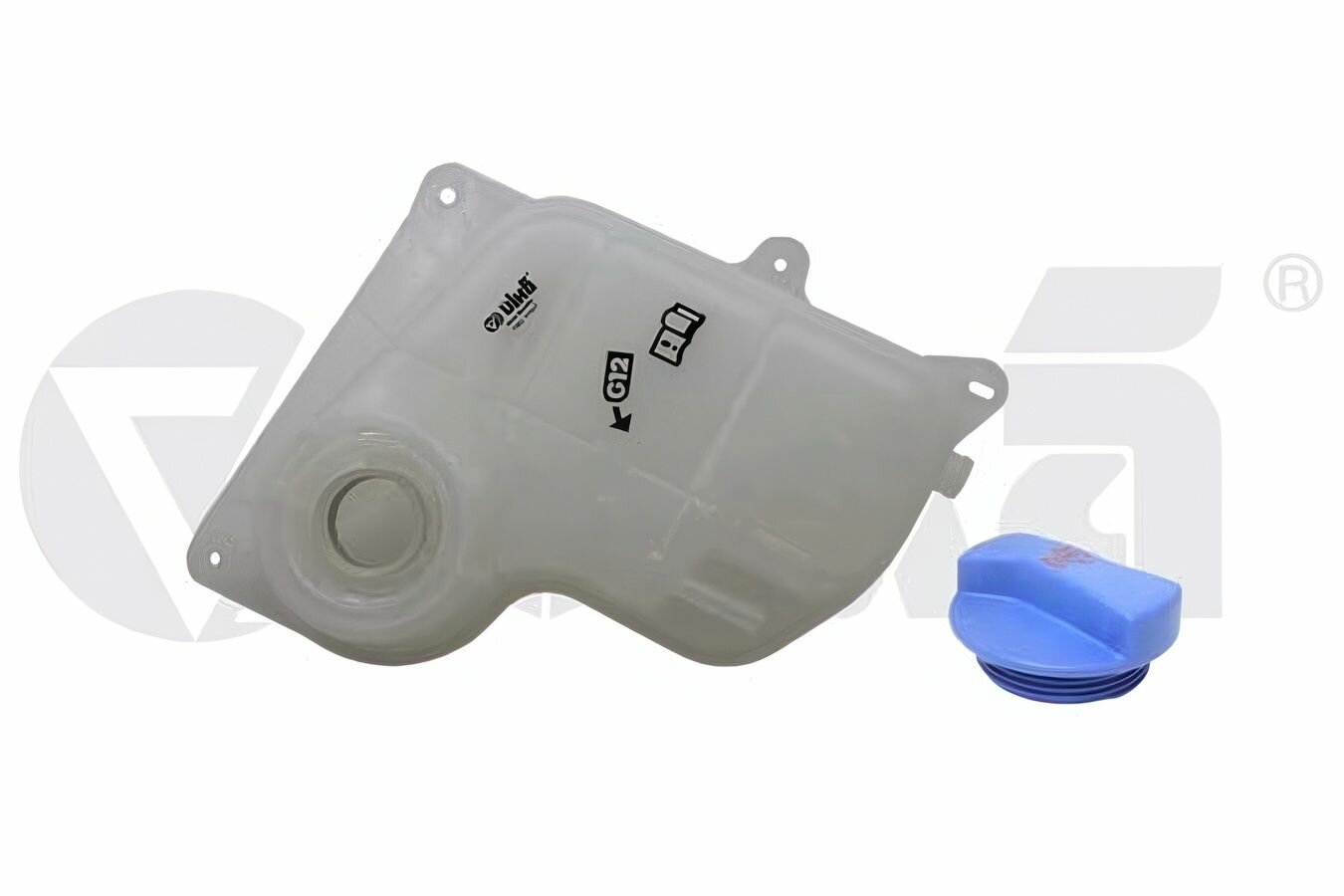 Бачок расширительный радиатора с крышкой для Ауди A6 C5, Шкода Суперб 1, Фольксваген Пассат B55 11211837801 VIKA