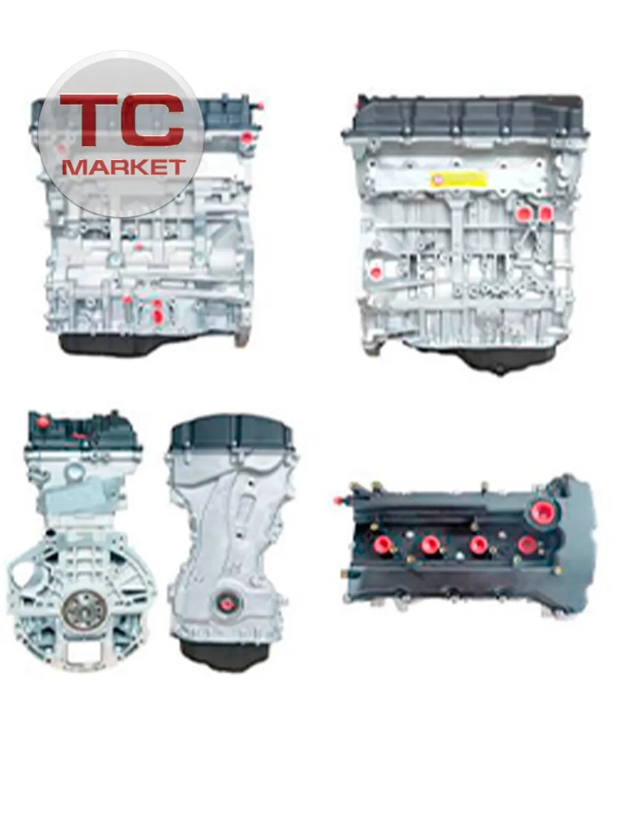 Двигатель G4KA, 2.0L, для Hyundai Sonata, Kia Magentis, рядный, 16 клапанов, 187-194 Н/м