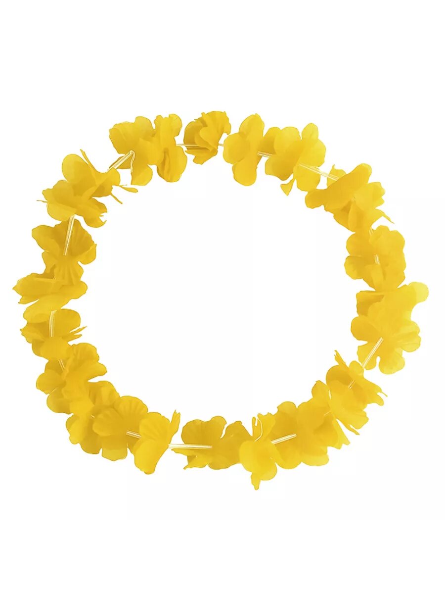 Ожерелье карнавальное "Гавайи" Золото / 1 шт. / Веселый праздник