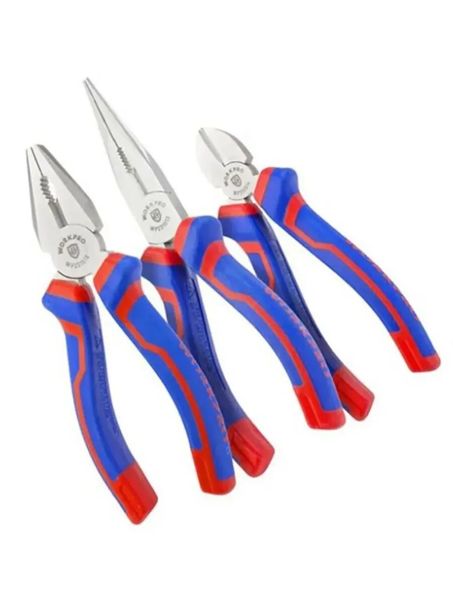 Пассатижи 160мм, бокорезы и длинногубцы WP201008