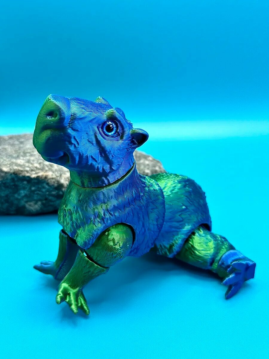 Фигурка подвижная антистресс Home&Misc "Капибара", пластик, 3Д-печать, 12 см