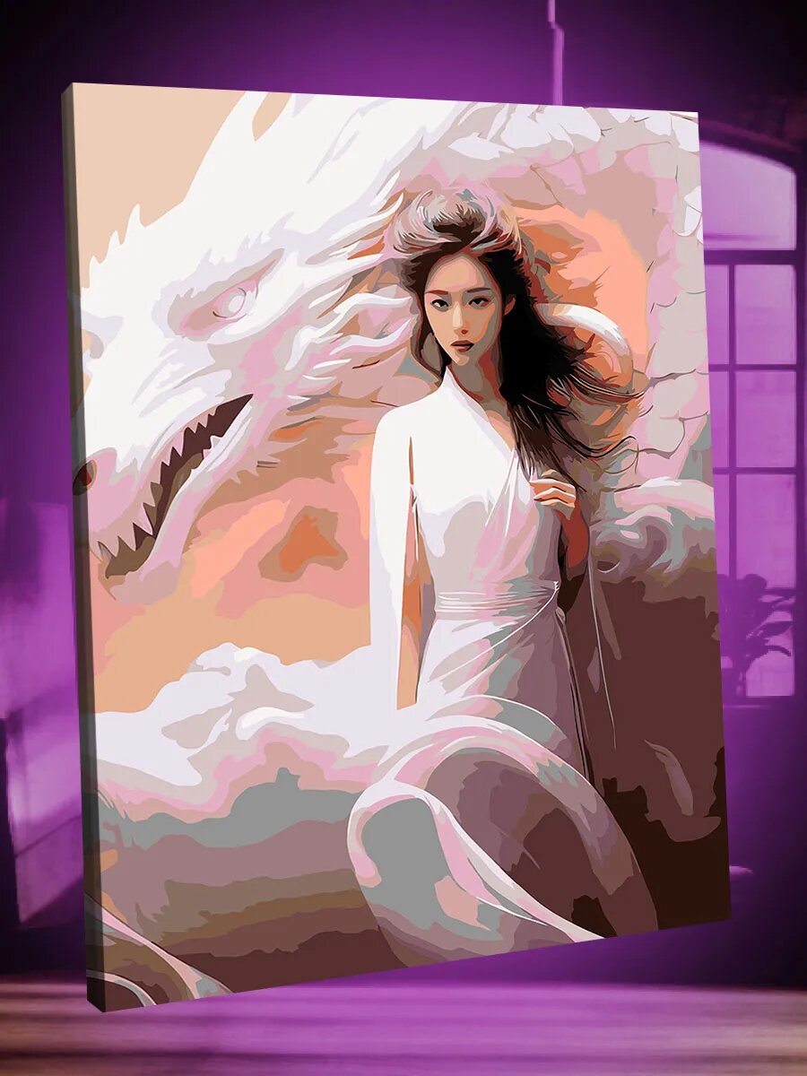 Картина по номерам Гейша