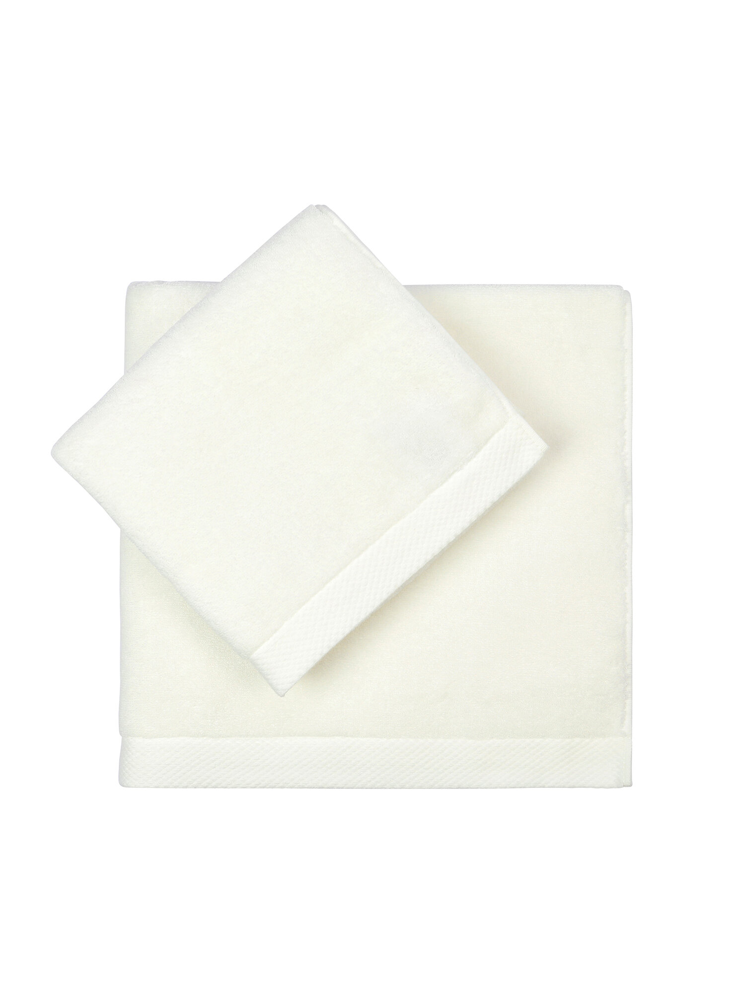 Набор полотенец Bolangde "Монохром", для ванны и душа, 50 х 90 см, 70 х 140 см, хлопок, белый