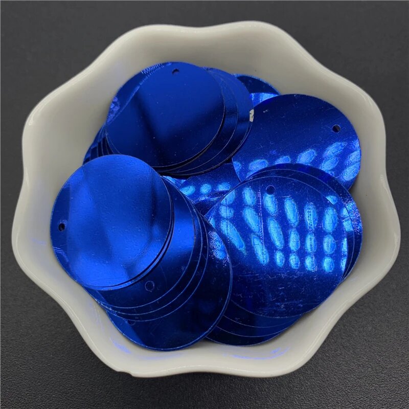 Блестки ПВХ RYFDBMauve 200 шт. 25 мм Синий, 15