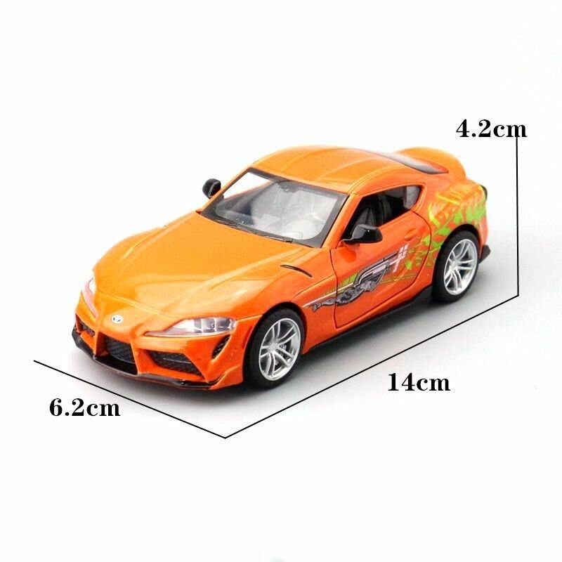 Набор игрушечных автомобилей Jada 1:31 Toyota SUPRA (A80) 1993 года выпуска, детские игрушки, коллекционный подарок