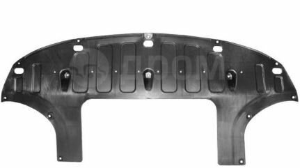 Дефлектор AKRADO, для двигателя, для KIA Rio, черный, пластиковый