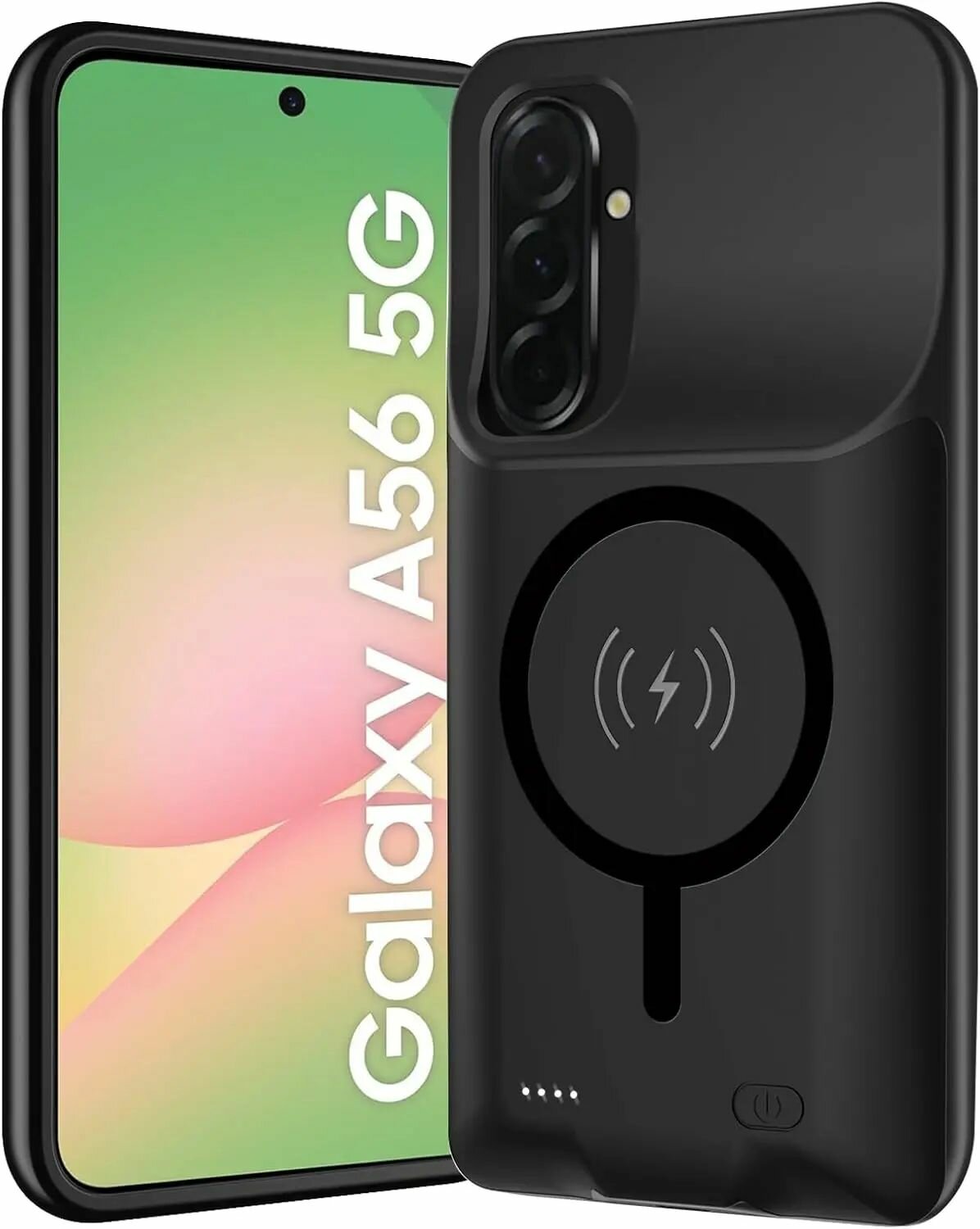 10000mAh Магнитная беспроводная Чехол-аккумулятор для Samsung Galaxy A36/A56 Power bank