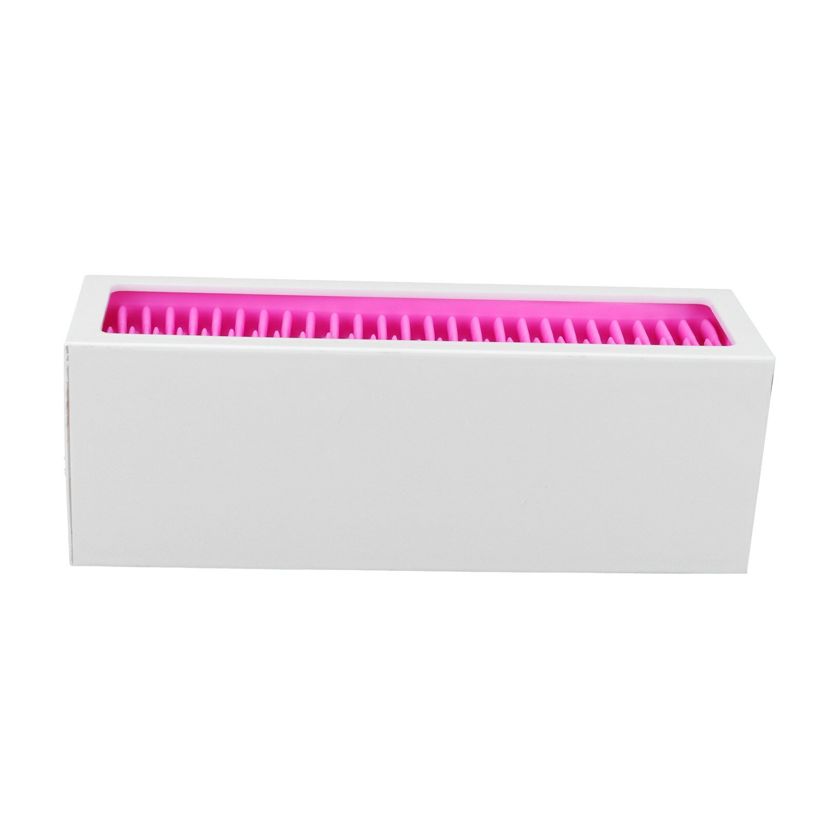 Силиконовый косметический ящик для хранения помады, органайзер для хранения косметики, контейнер для косметики (белый, розовый, красный)