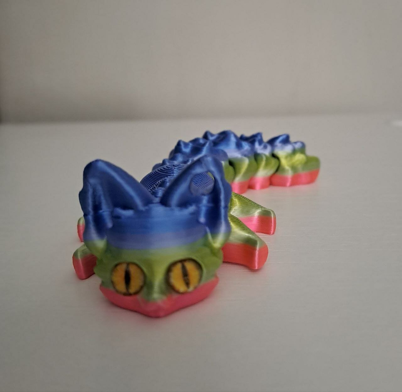 Подвижная игрушка 3D "Котенок", 11 см, печать 3д