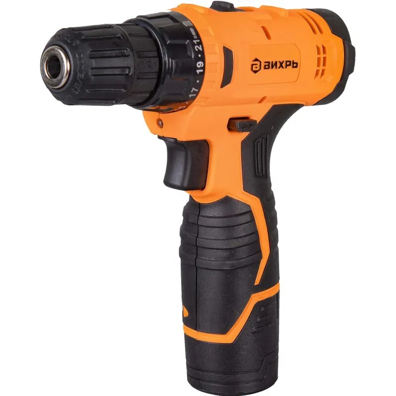 Дрель-шуруповерт аккумуляторная вихрь ДА-12Л-2КА 1,5 А/ч (72/14/26) 1446894