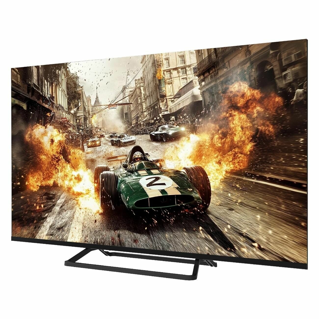 Телевизор Sber SDX-43F3114, 43", Full HD, пульт, ОС Салют ТВ, чёрный