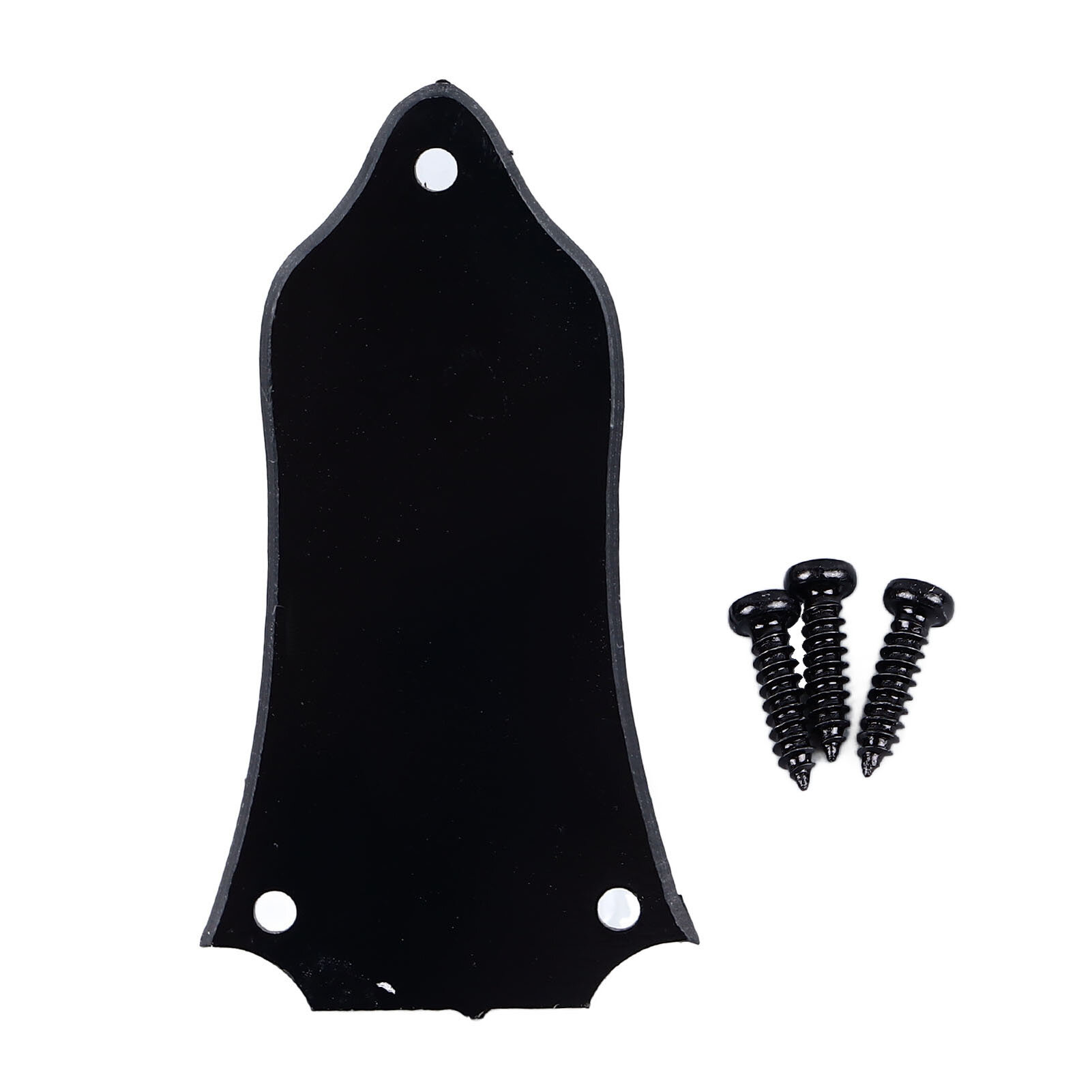 Пластина анкера электрогитары, прочная, лёгкая, декоративная, чёрная, GR49