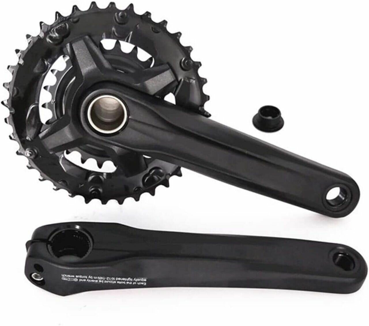 Система Shimano MT210, 170мм, 40/30/22Т, инт. вал, 9ск, черн, без защиты, без упак.