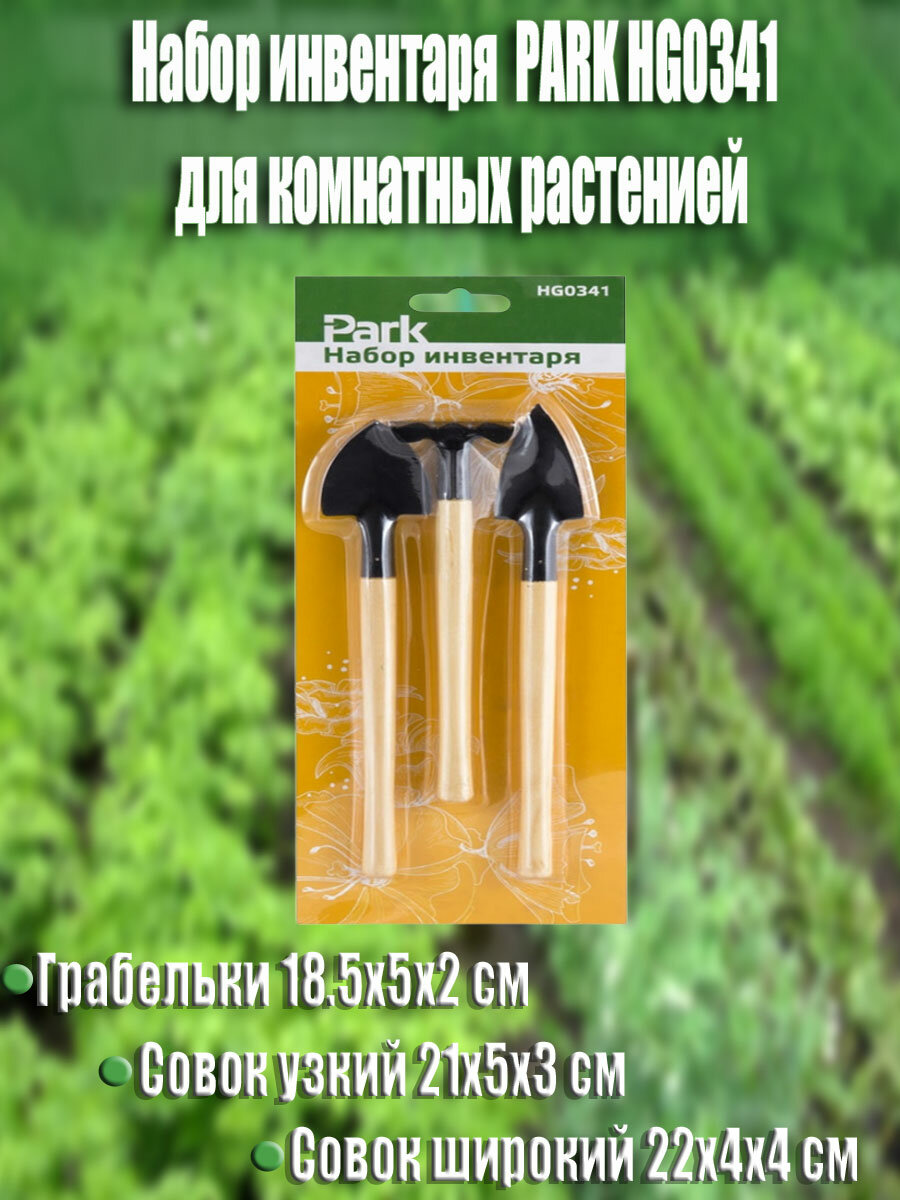 Набор инвентаря PARK HG0341 (совок2шт, грабельки) (274008)