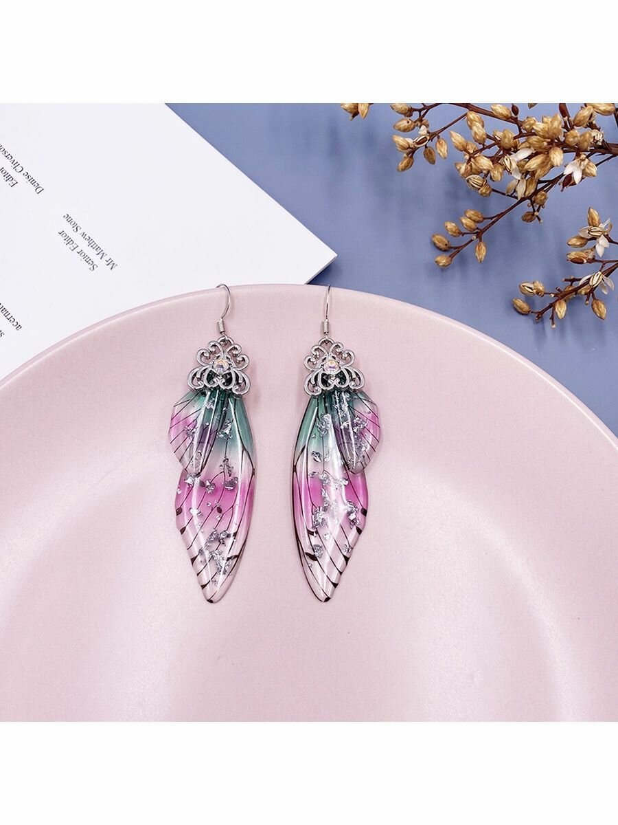 Серьги двусторонние