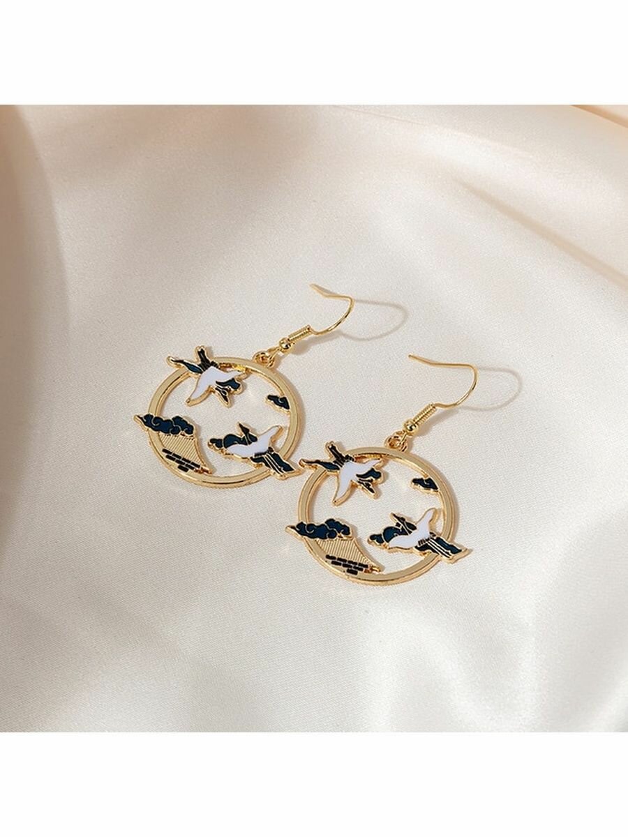 Серьги, эмаль