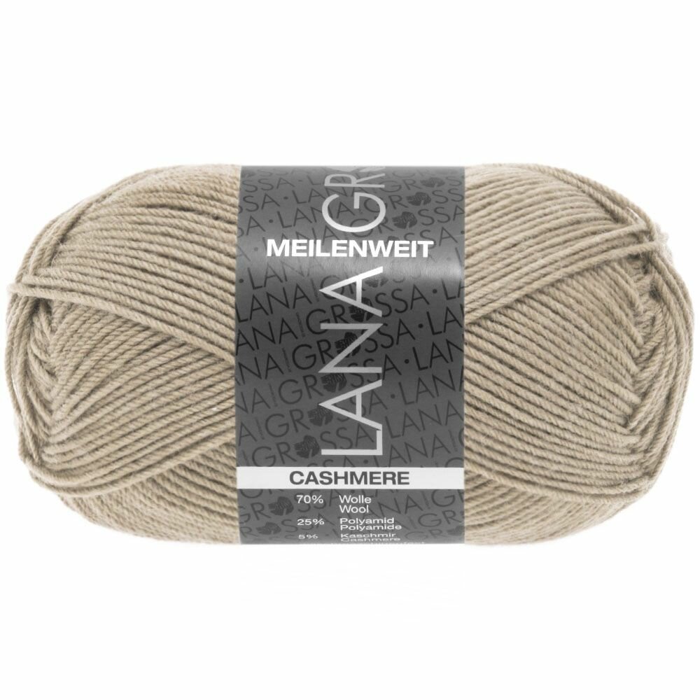 Носочная пряжа Lana Grossa Cashmere MW 50 (13 Gr ge) 2 мотка по 50 г/210 м