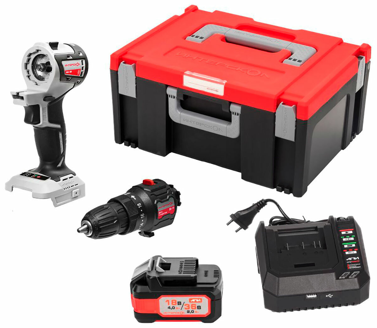 Набор электроинструмента Интерскол MULTIMAKS BASE (755.4.5.40)