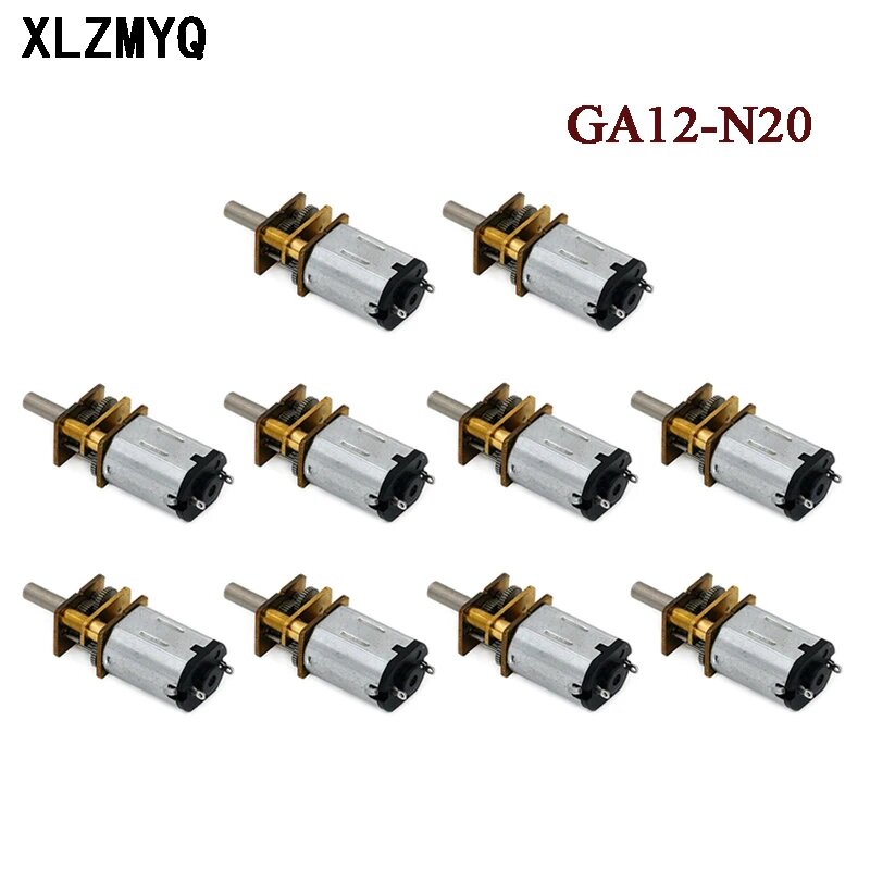 Электронный редуктор GA12-N20, 6V 15RPM, 10 шт.