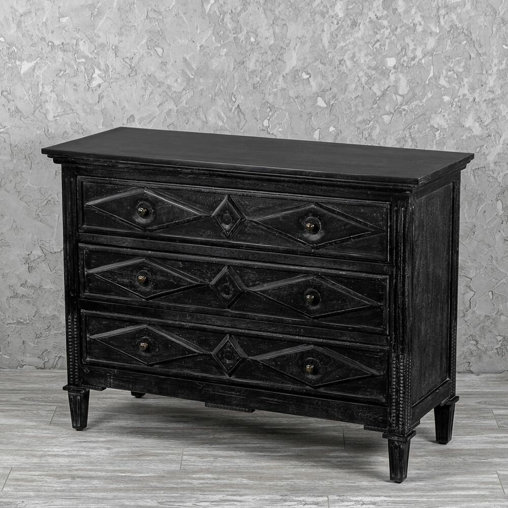 Комод деревянный "Лорд", Decor of today, 117х47х80 (габариты), с ящиками, из массива акации.