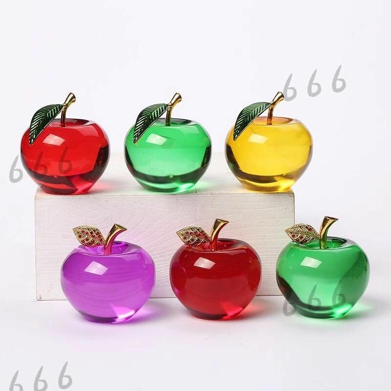 Хрустальное яблоко, украшения, подарки, мир, праздник, творческие украшения