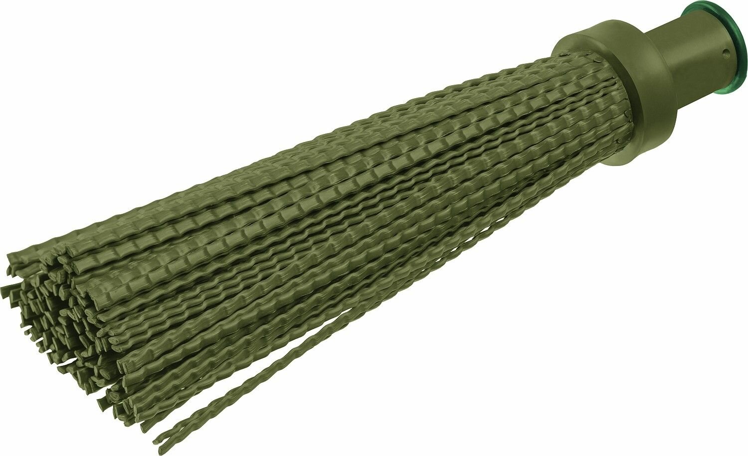 Пластиковая метла СИБИН 420 х 110 мм, полипропилен, коническое резьбовое соединение, круглая, (39221)