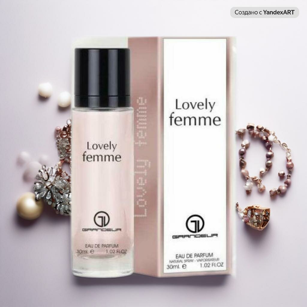 GRANDEUR "LOVELY FEMME" парфюмерная вода женская, флакон 30мл