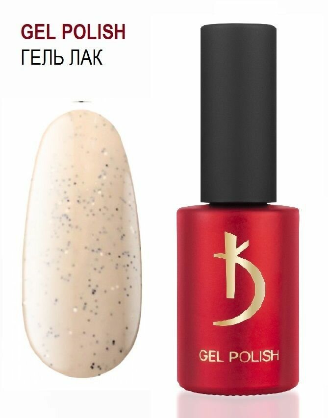 Гель лак Kodi professional 01AS (7мл.), коллекция "Art Sprinkle"