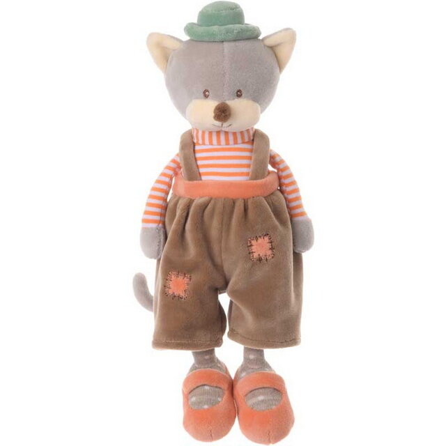 Мягкая игрушка Котик Макс в коричневых шортах - Baby Patchwork 20 см, Barbara Bukowski, Bukowski, 0224WAA11-0426-6