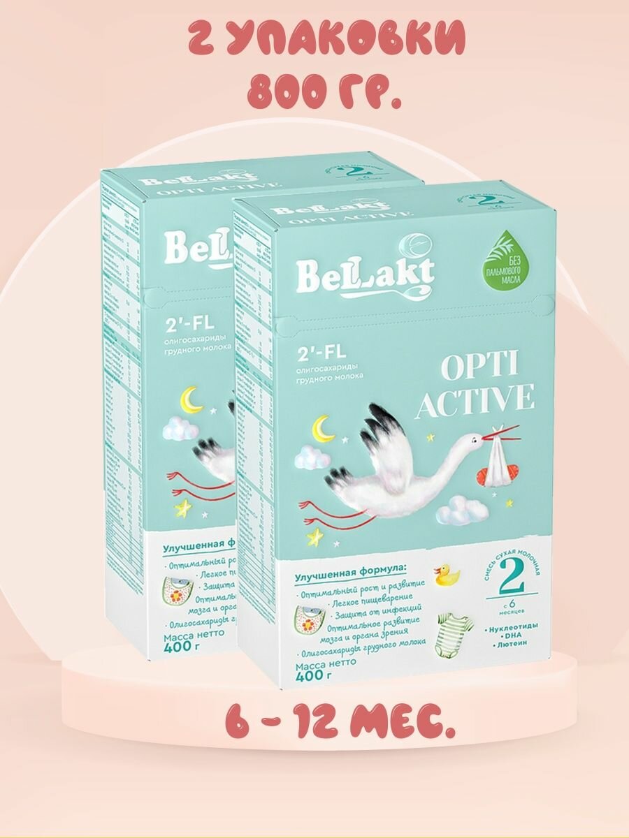 Детская Смесь молочная сухая Bellakt Opti Active 2