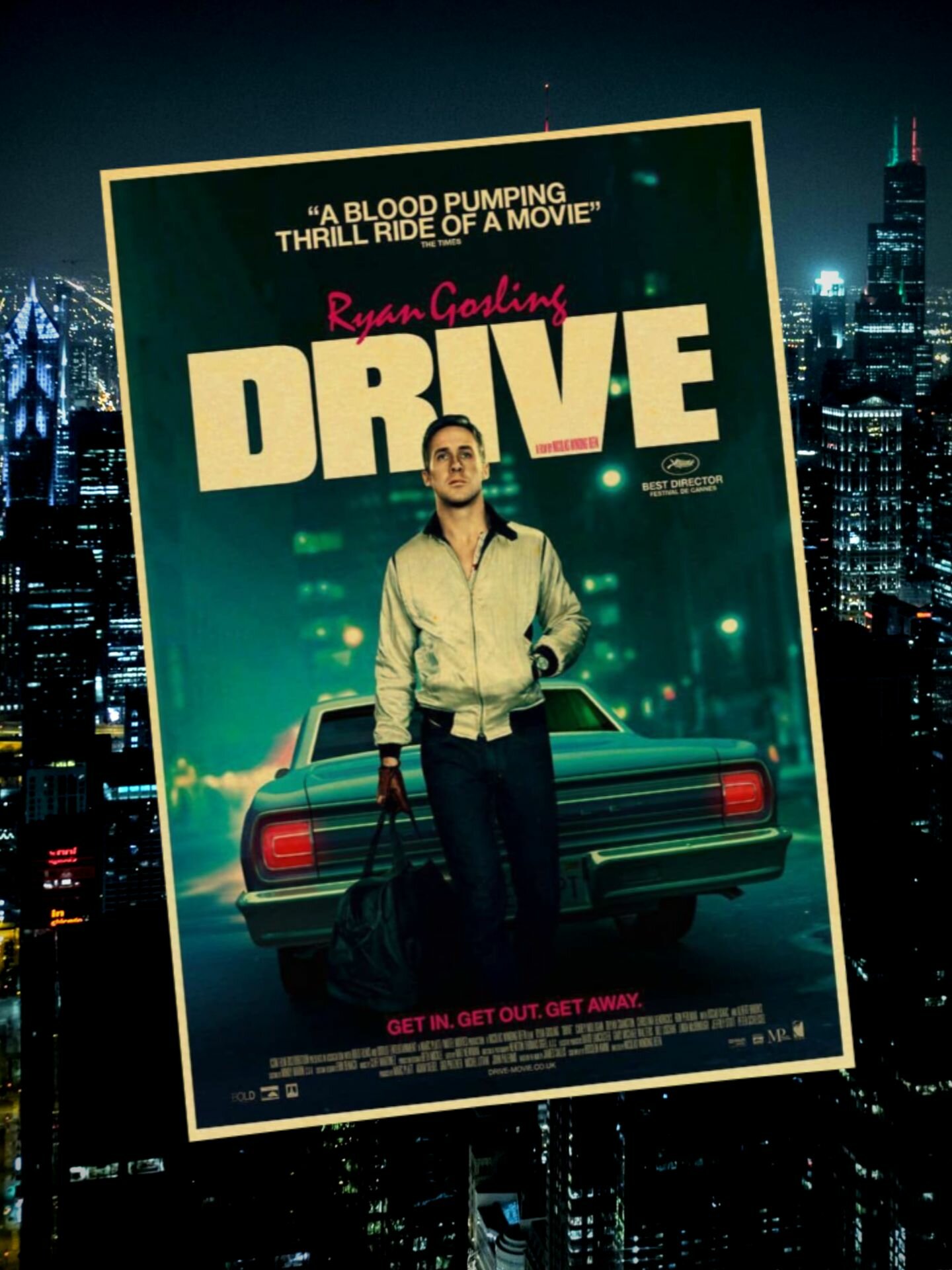 Постер pinterest "Драйв (театральный)", 29х42, А3, глянцевый