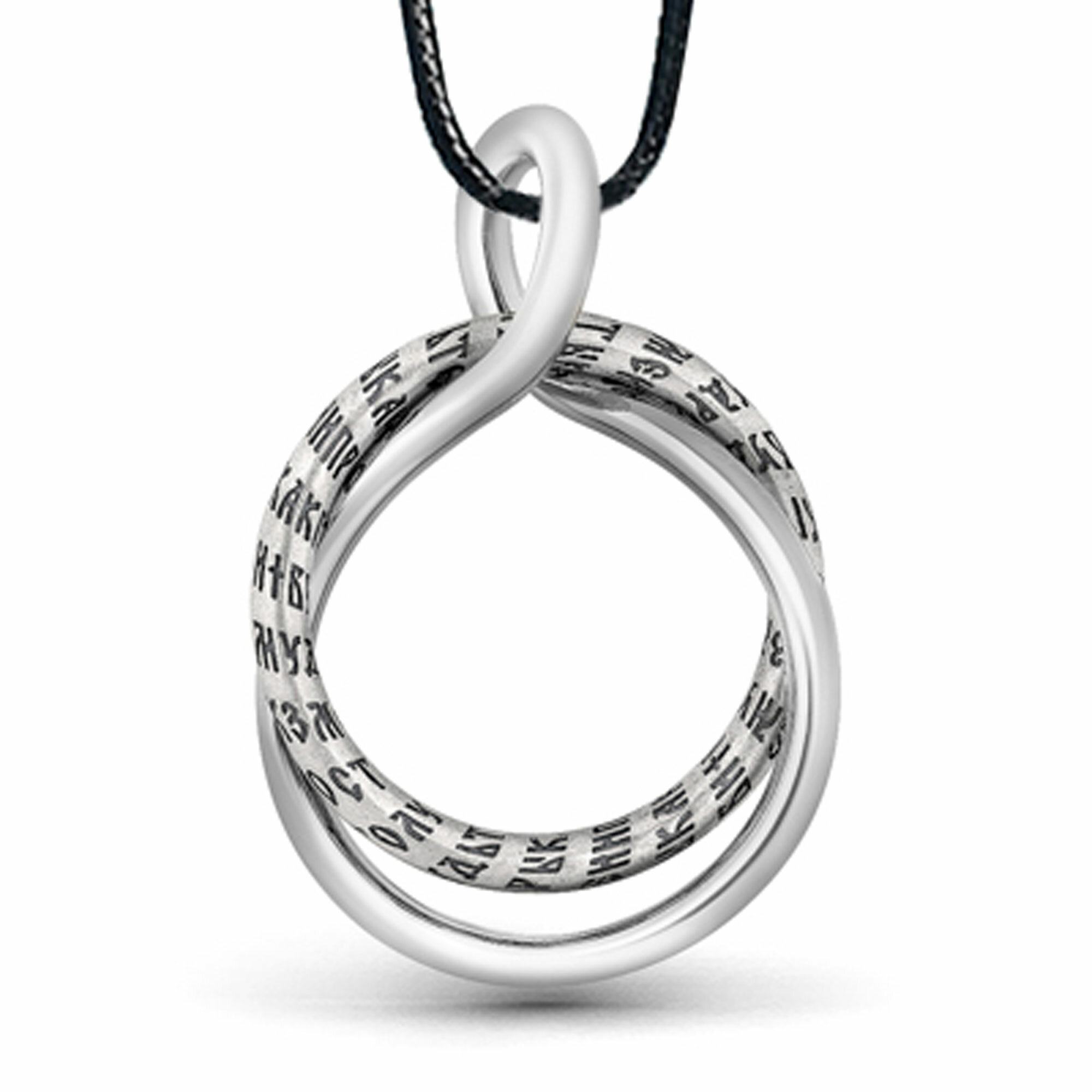 Колье, серебро, 925 проба, чернение