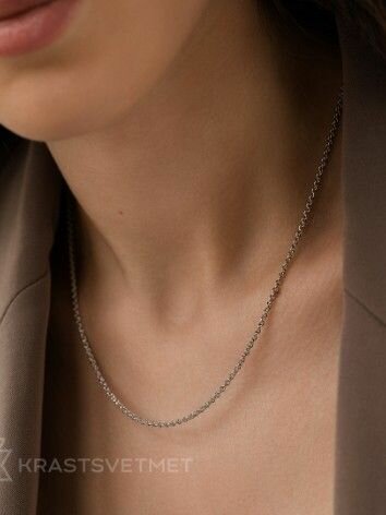 Цепь серебро, 925 проба, родирование