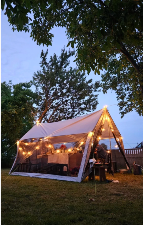 Шатер-беседка Terbo Mir LY 31-02, для пикника, с москитной сеткой, 4x3x2.4 м