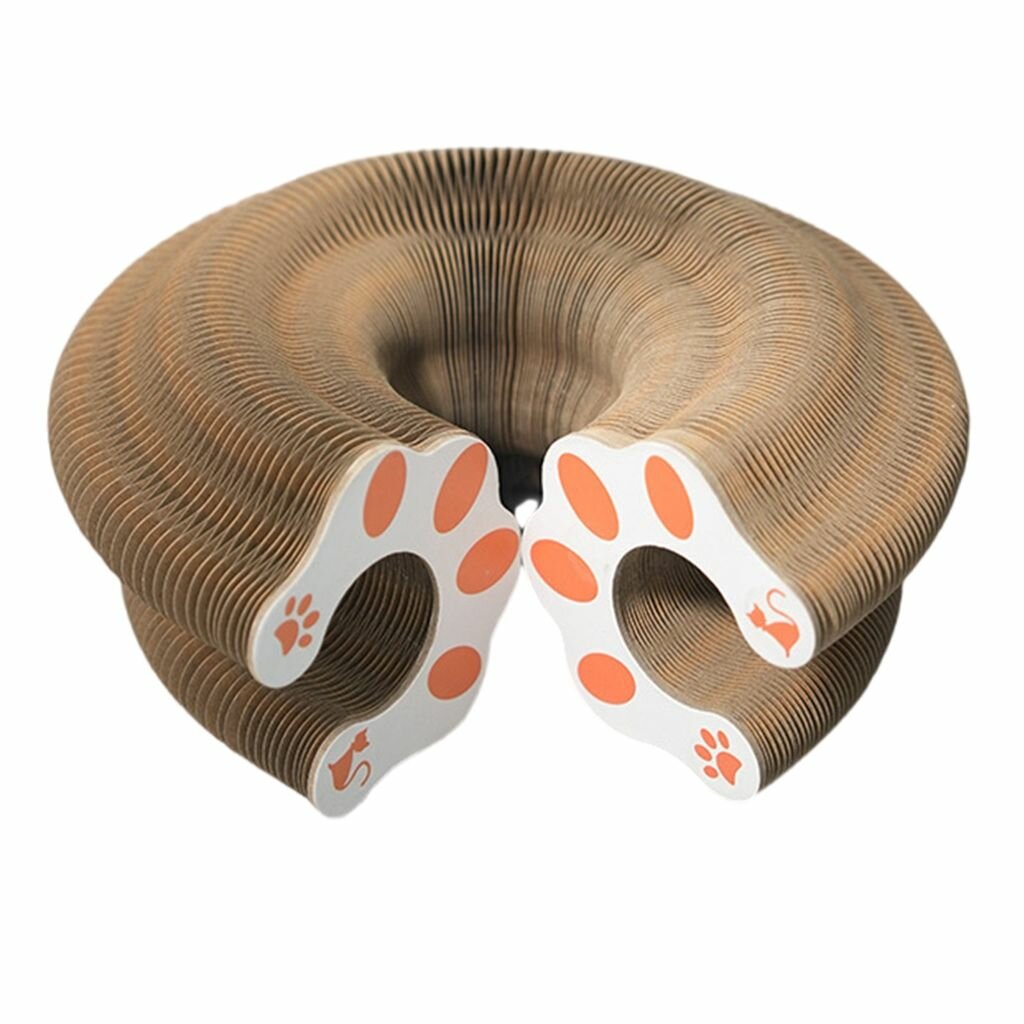 Когтеточка для кошек, интерактивный долговечный гофрированный картон игры в помещении и на открытом воздухе