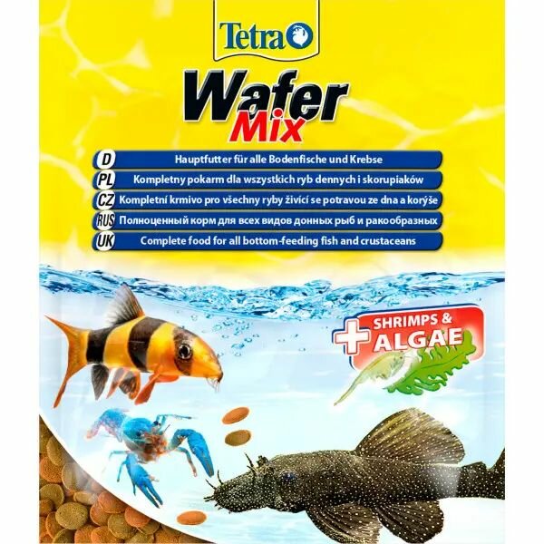 TetraWaferMix корм-чипсы для всех донных рыб 15 г (sachet)