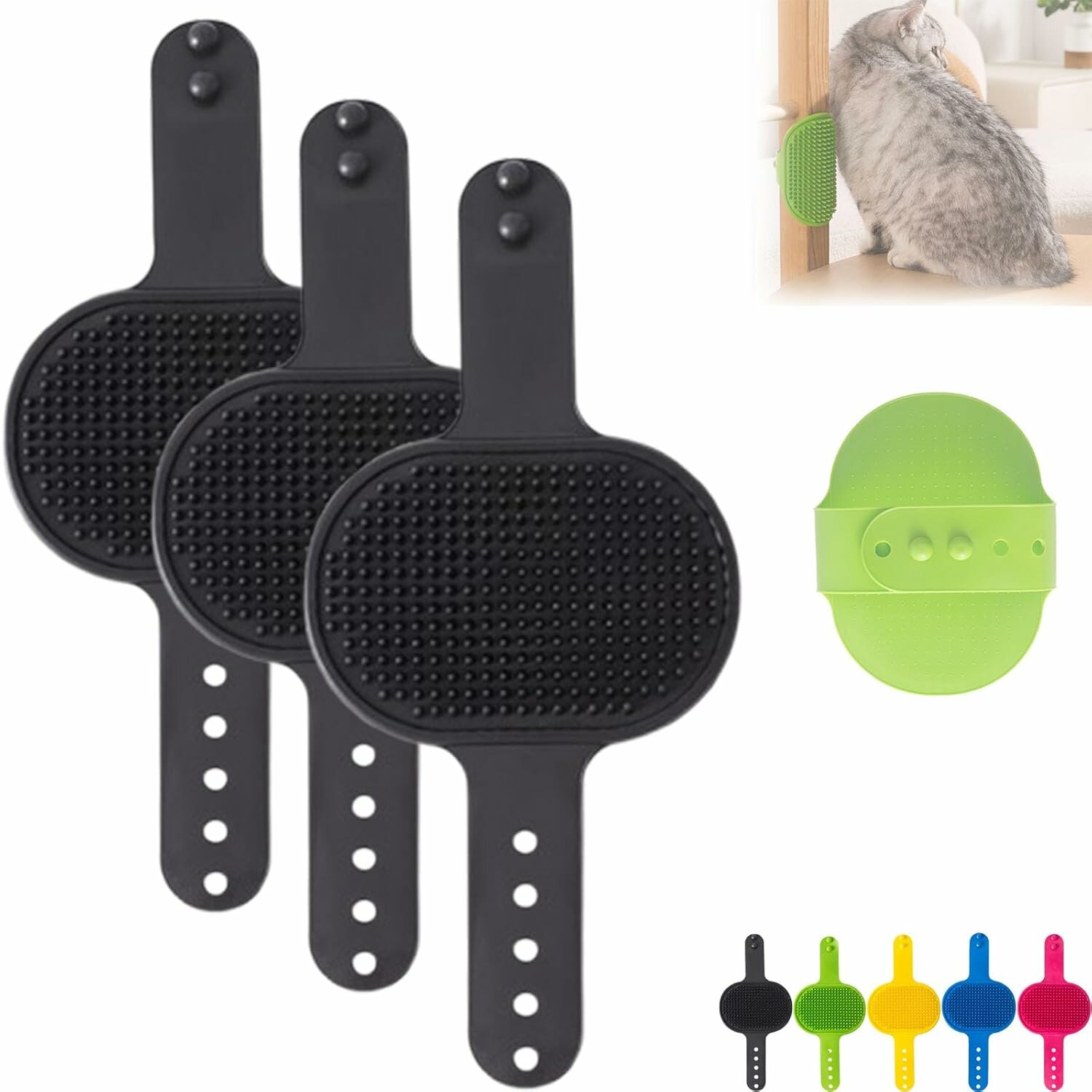 Многофункциональная силиконовая расческа для удаления волос Pet Mimi (2 шт.)