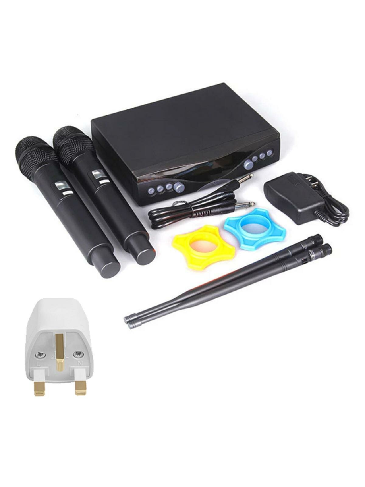 G-MARK G320GM Karaoke Wireless Microphone System Professional UHF Automatic Handheld Frequency Adjustable 50M Receive