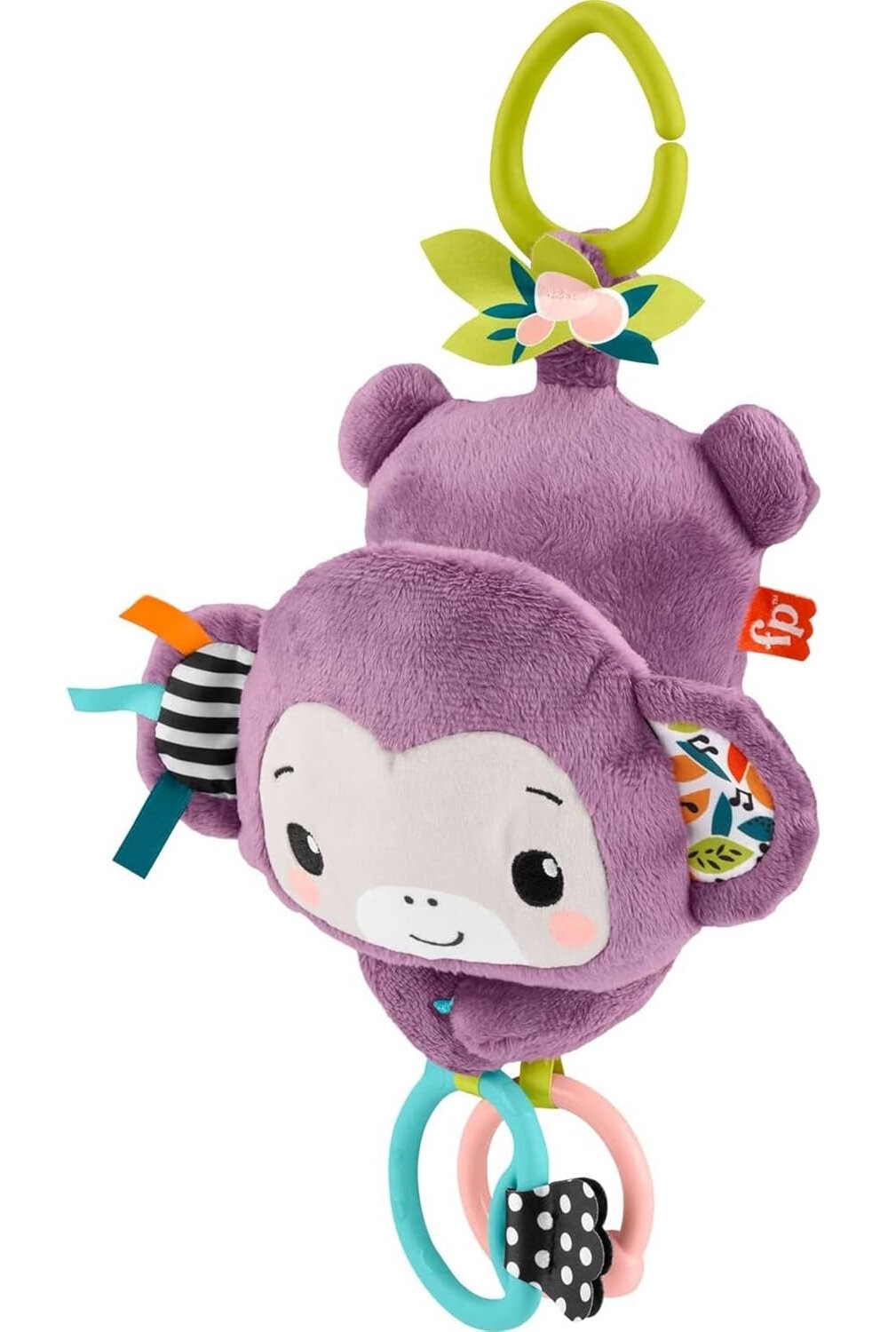 Игрушка Fisher Price подвеска Фиолетовая обезьянка