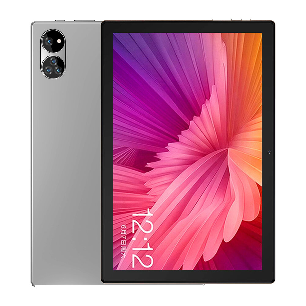 V61 Tablet 10.1-inch 1280*800 IPS Clear Touchscreen Android 13 8GB RAM 128GB ROM Expandable Memory, 6000mAh Battery Long Standby Time, BT Connection, Dual Camera, GMS, WiFi