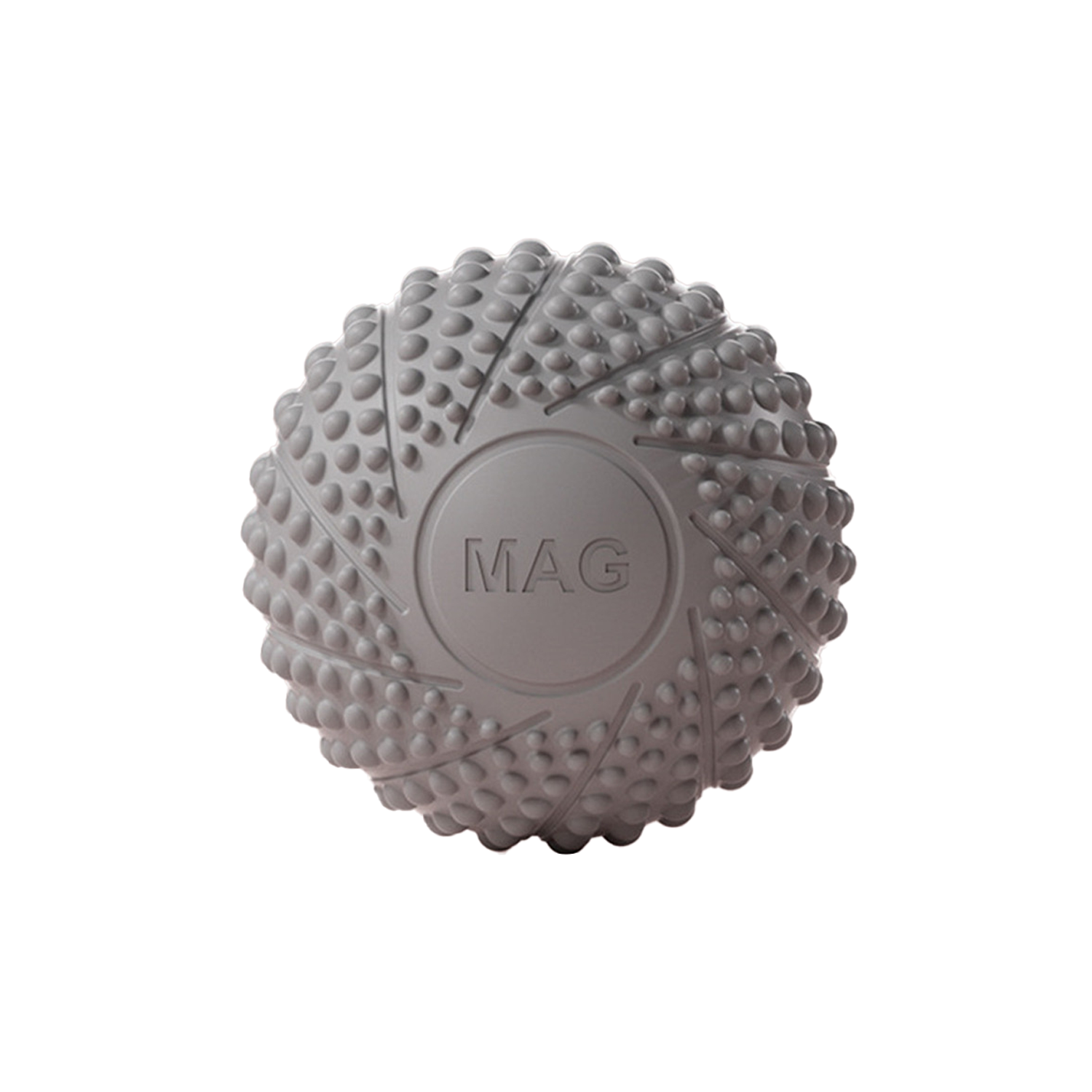 Массажный мяч для фасции, спортивный массажер, мяч для массажа стоп, йога, расслабление мышц, ёжик для стоп, магнитный фитнес-мяч, материал TPE, цвета чёрный/розовый/фиолетовый/зелёный/серый, размер 6.5 см, вес 140 г, 1 штука