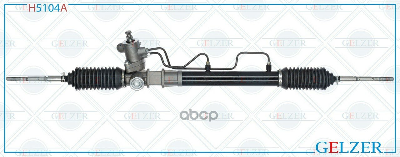 H5104A Рулевой механизм ГУР Lifan Smily 2008- (Аналог) GELZER арт. H5104A