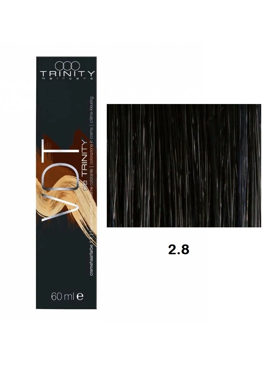 Trinity VDT Стойкая краска для волос 60 мл - VDT 2.8 blauschwarz Сине-черный