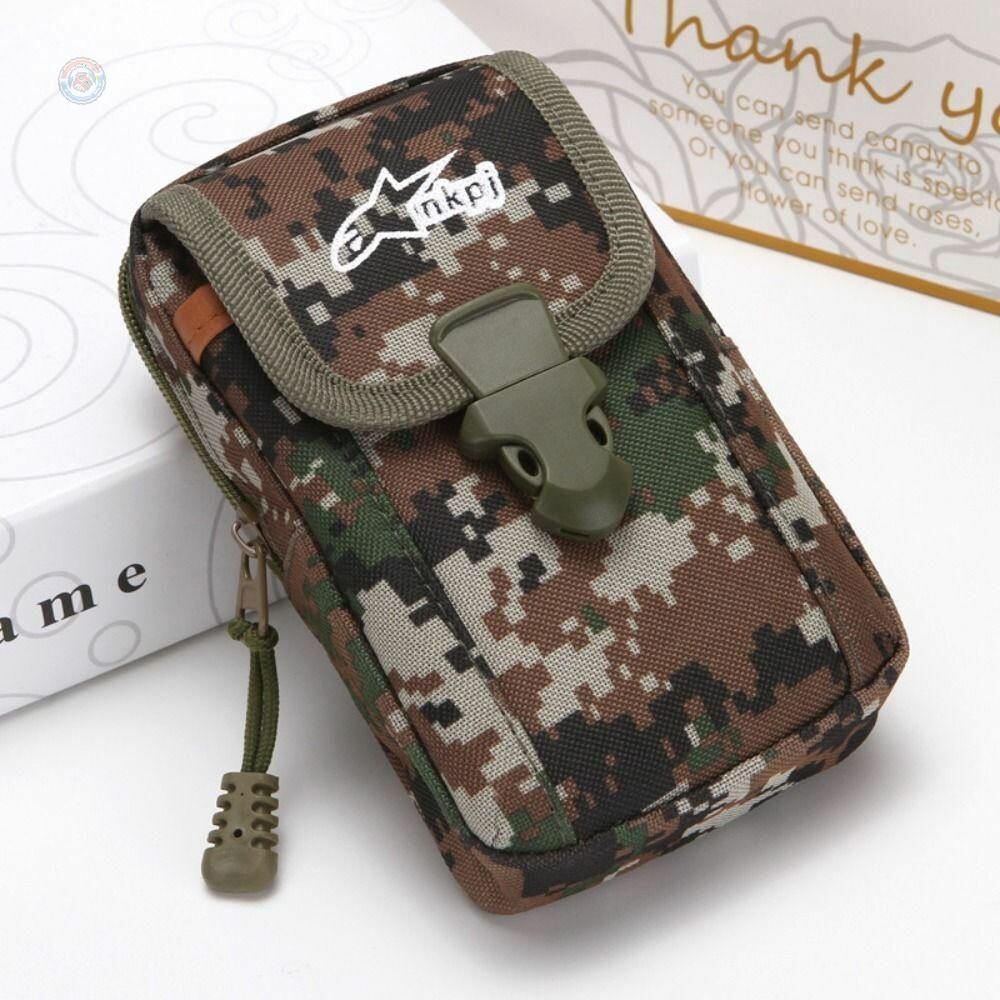 Тактическая поясная сумка Molle с камуфляжным рисунком для активного отдыха, походов и EDC, универсальная и удобная