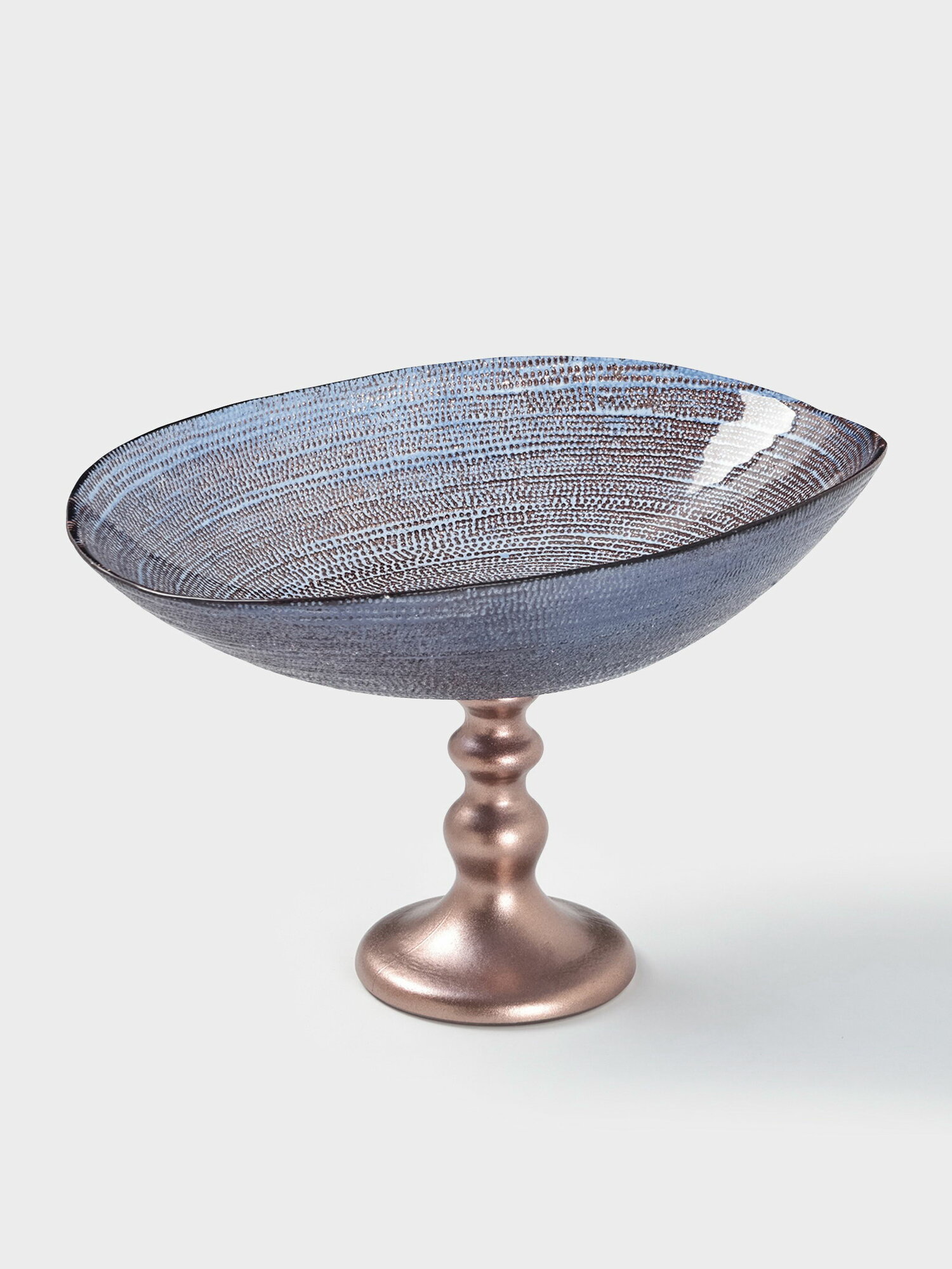 Блюдо для фруктов Inspiration, d=30 см, на ножке, фиолетовое