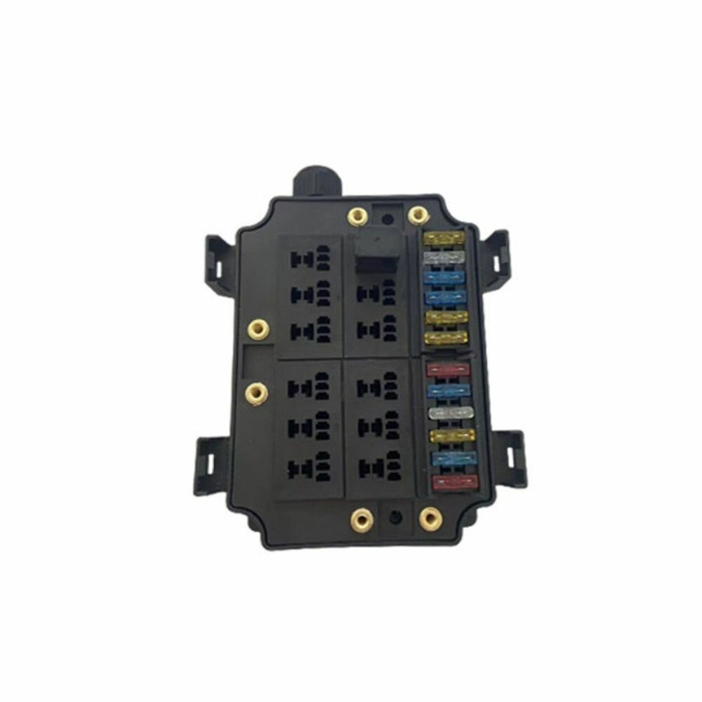 12 В 12-Ходовой Блок Реле Предохранителей с 5-Контактными Реле 40A и Предохранителями Для Легковых автомобилей